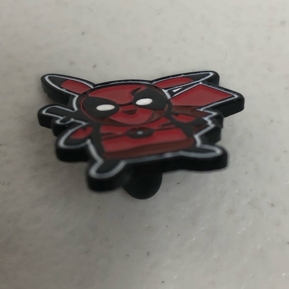 Accessories | Pokemon Pikachu Deadpool Mash Up Collab Pin Lapel | Poshmark